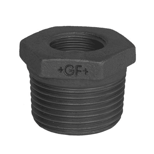 Cast iron reducer ring, 3" x 2", galvanised, 330821 | Wholesale Van ...