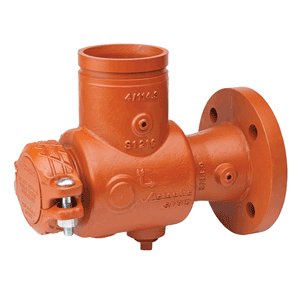 Victaulic fittings and coupling, orange - Victaulic fittings and ...