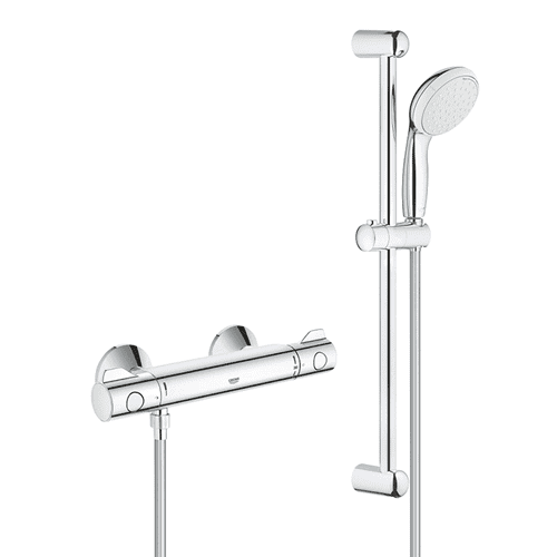 GROHE Grohtherm 800 comfort kit, shower riser rail 600 mm, 693045 ...